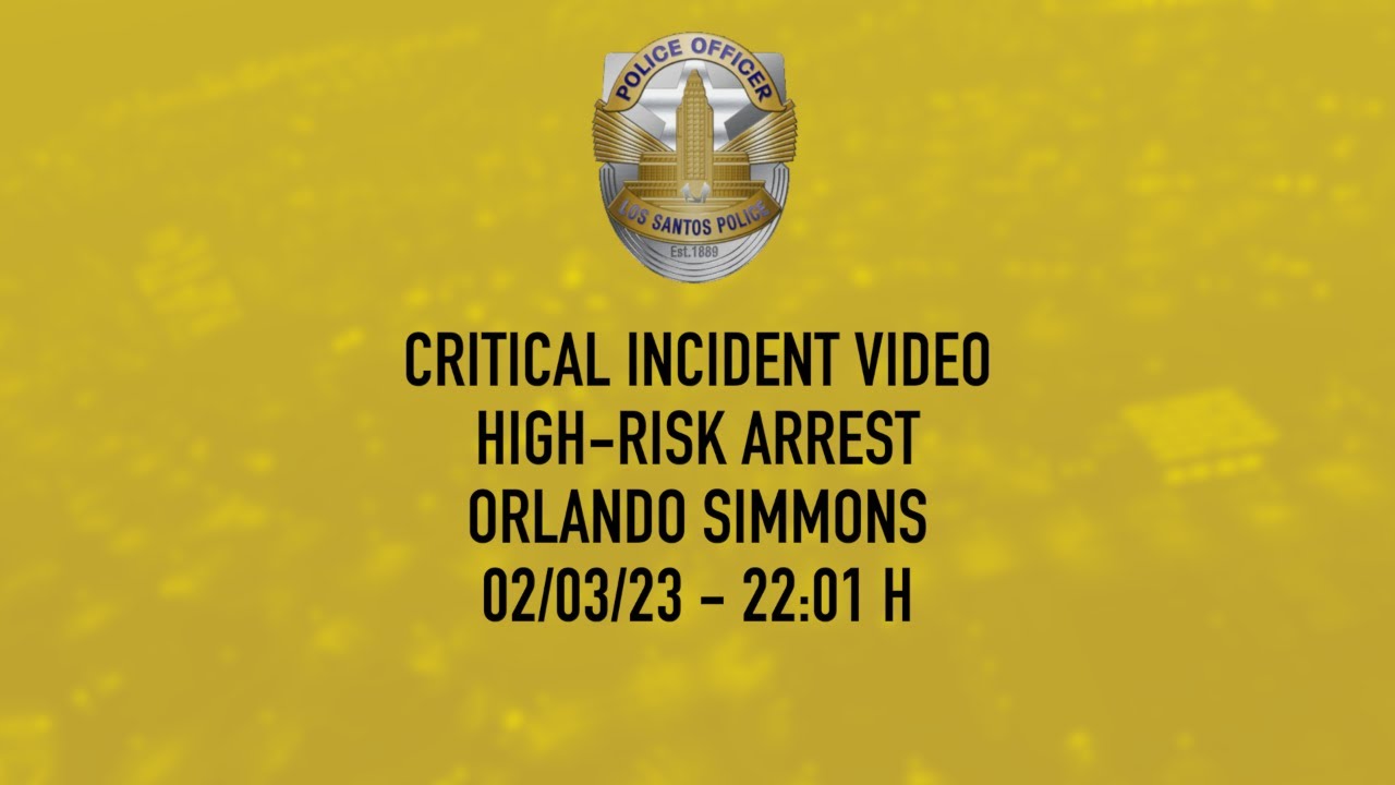 High-Risk-Arrest Orlando Simmons 🚔 Critical Incident Video PD-25 Davis ...