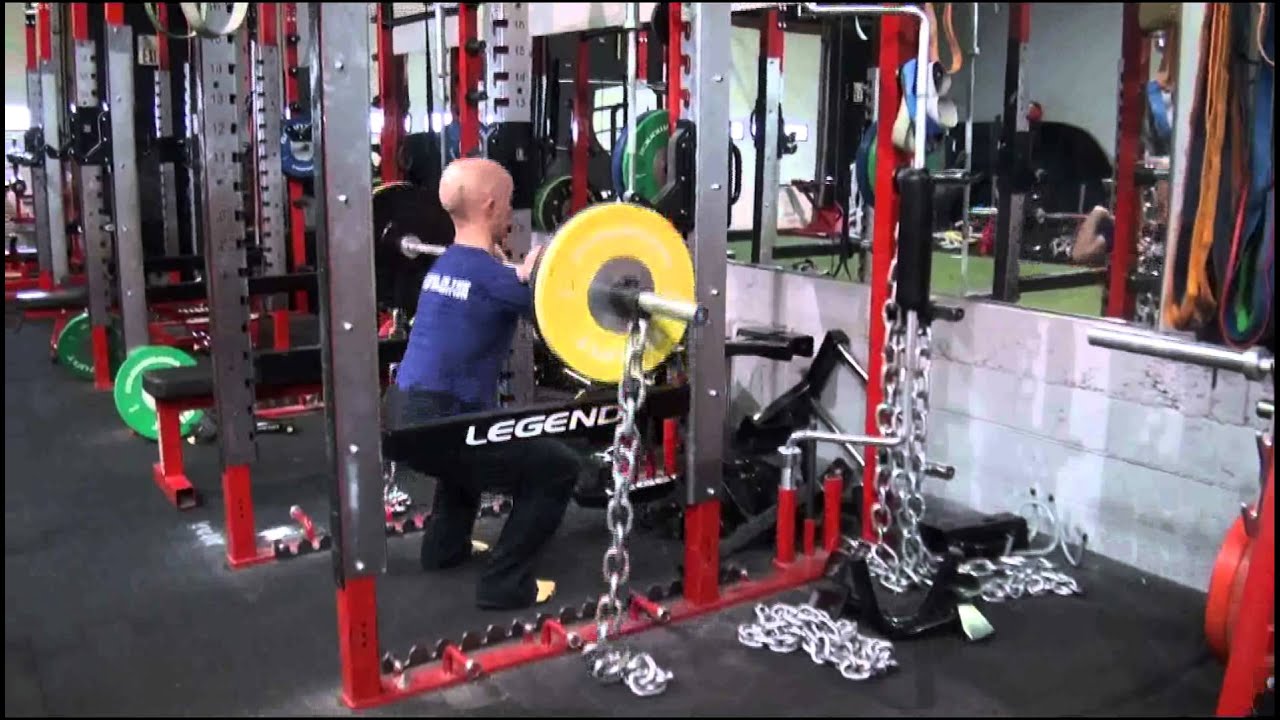 Front Squat with Chains - YouTube