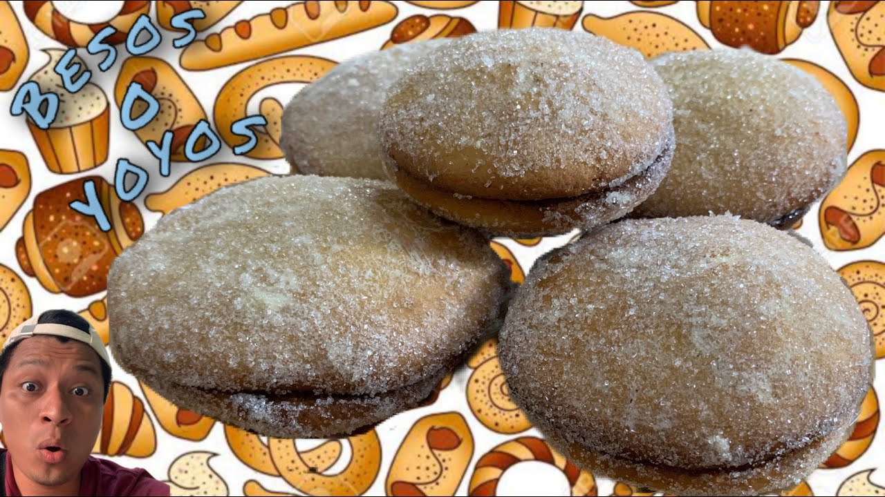 BESOS o YOYÓS hecho a mano receta FÁCIL // el panadero con el pan 🥐 ...