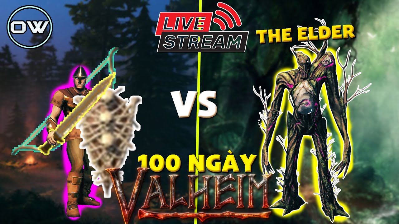 100 ngày sinh tồn và chạy bộ trong Valheim - The Elder - YouTube