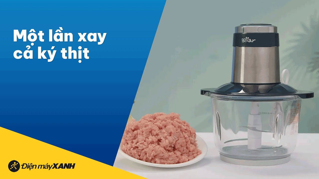 MÁY XAY thịt gì mà xay được gần cả ký thịt trong 1 lần xay - YouTube