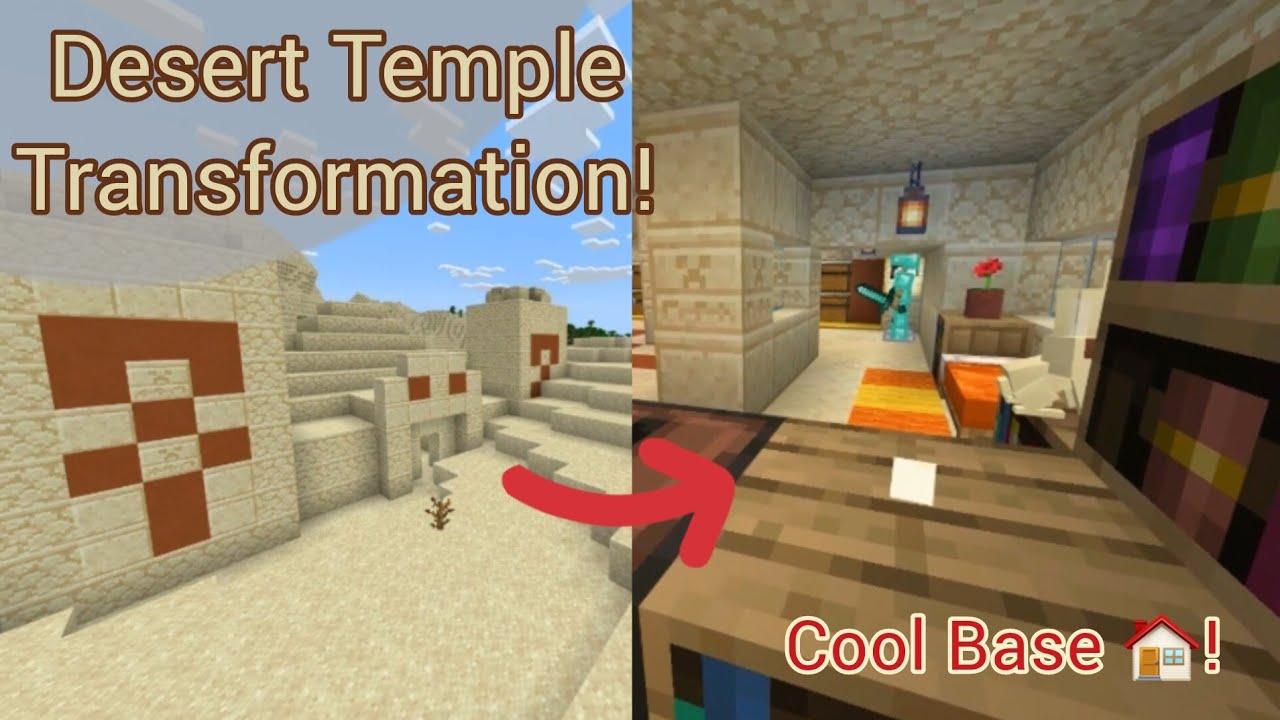 Transforming DESERT TEMPLE into a DESERT HOUSE! - YouTube