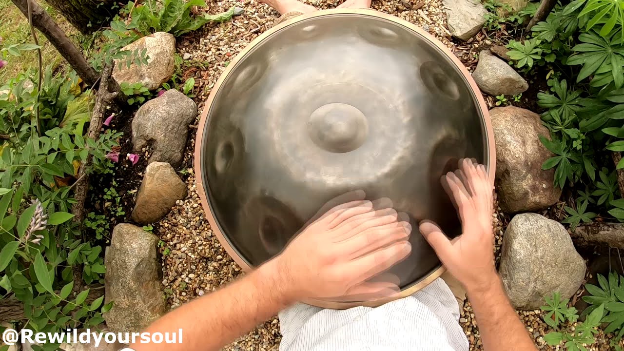 10 Minute Handpan Relaxing Music from Herbal Conference- Meditation ...