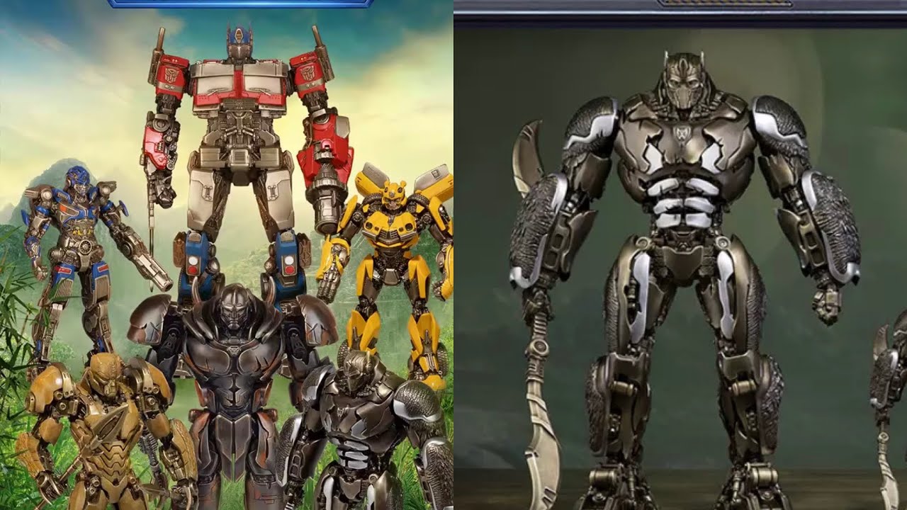 New transformers rise of the beasts copper statues revealed by ...