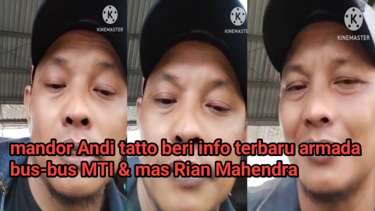 mandor Andi tatto beri info terbaru armada bus-bus MTI & mas Rian Mahendra - YouTube