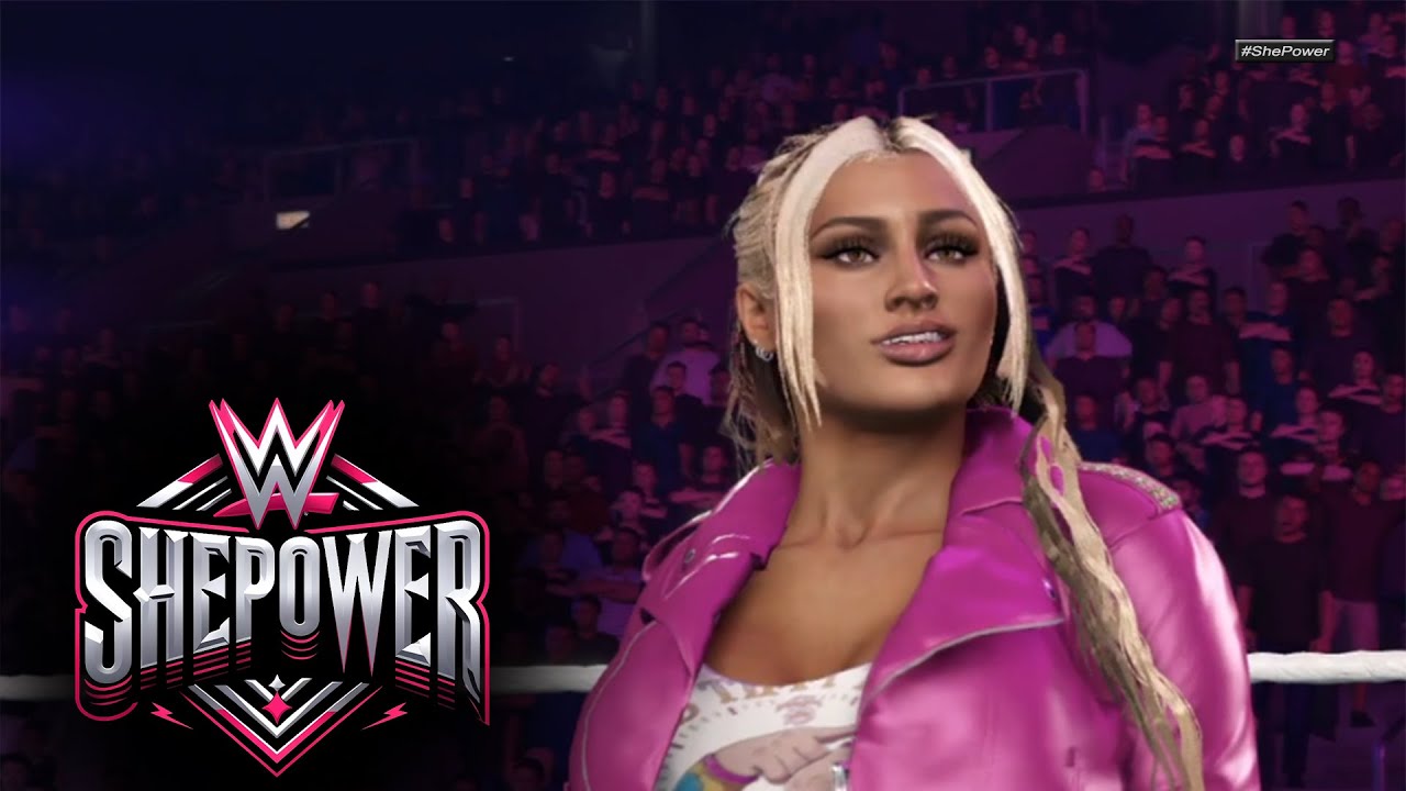 WWE 2K25 SHEPOWER | TIFFANY STRATTON TALKS ABOUT HER MATCHES AT ...