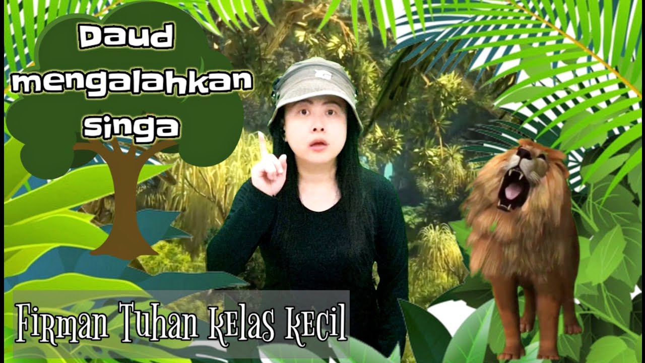 Cerita anak sekolah Minggu | Daud melawan singa | kelas kecil - YouTube