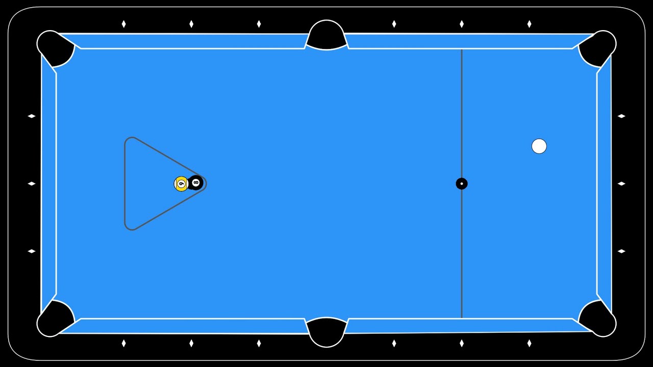 Potting 8-ball trickshot by Charles Lakey #8ball #billiard #pool #9ball ...