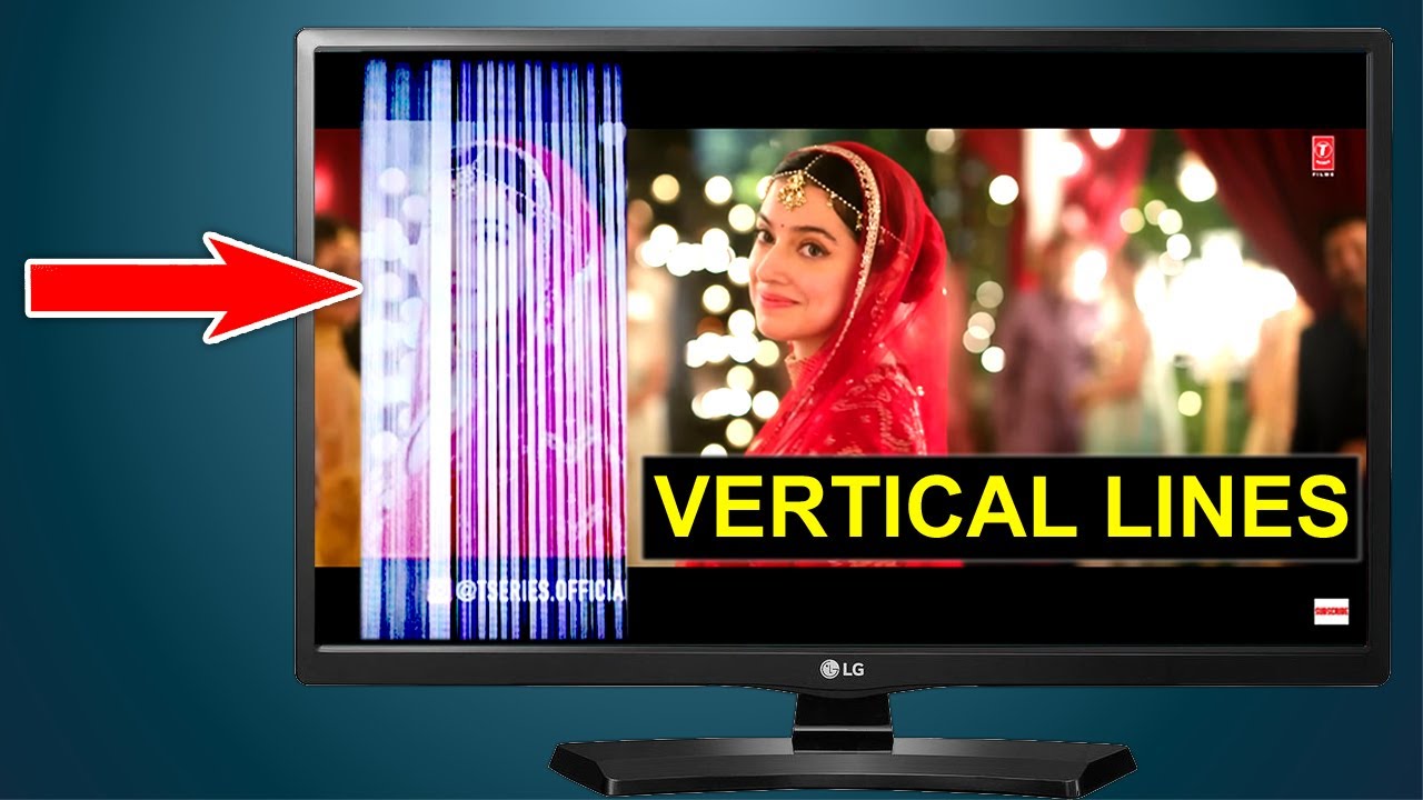 LG LED TV Vertical Lines or Bars Problem || Freezing Picture - YouTube