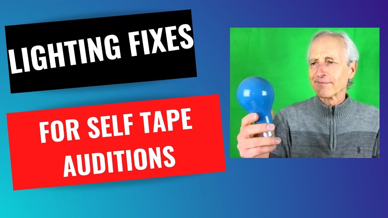 Have Lighting Issues For Home Auditions? Try This Before Your Next ...