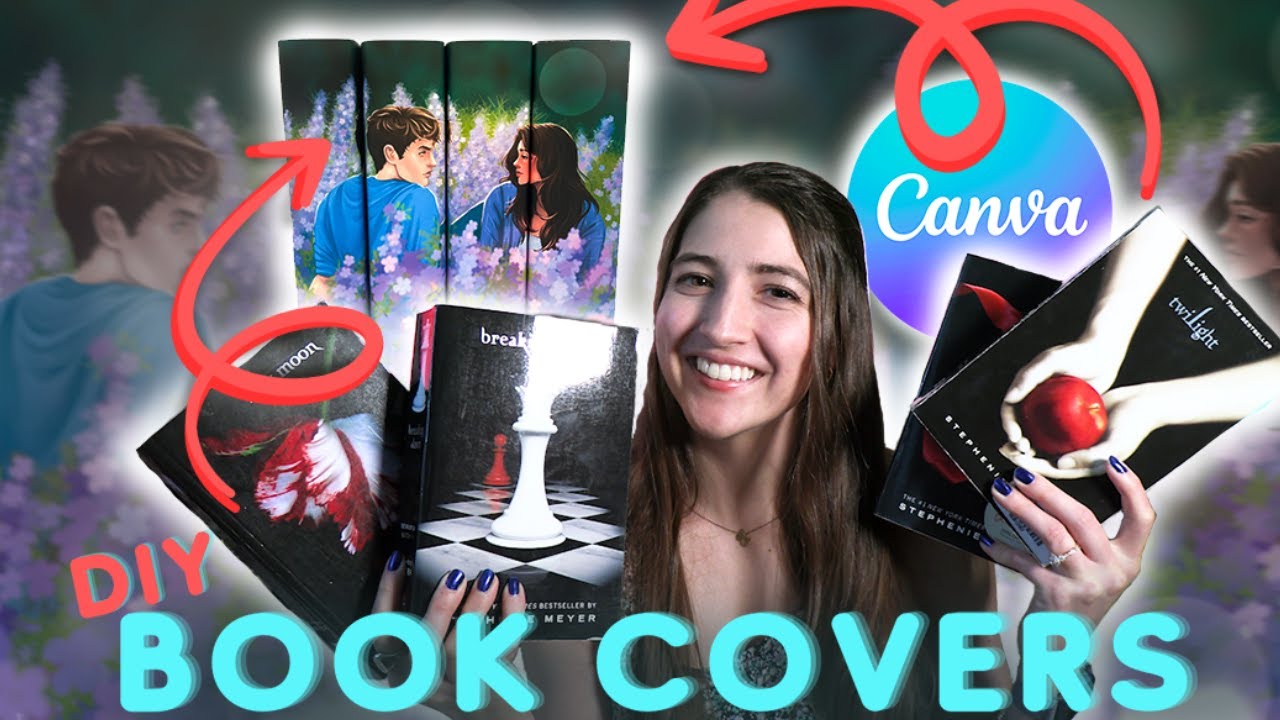 Easy Homemade Book Cover for Paperback and Hardcover on Canva | DIY ...