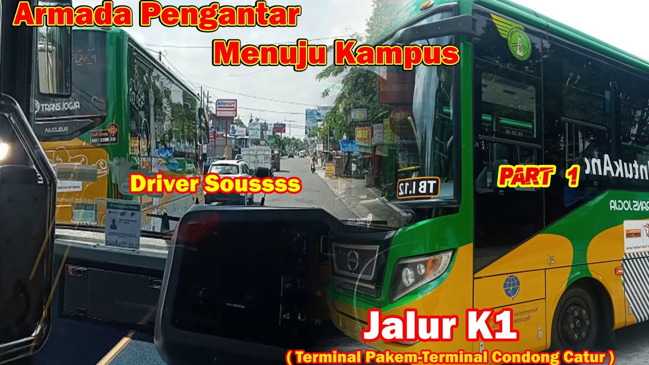 Trip Report Trans Jogja Terminal Pakem-Terminal Condong Catur || K1 ...