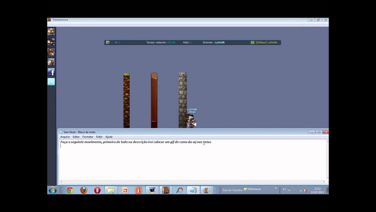 Aprenda a da Wj no Transformice (Gif p/ ensinar) - YouTube