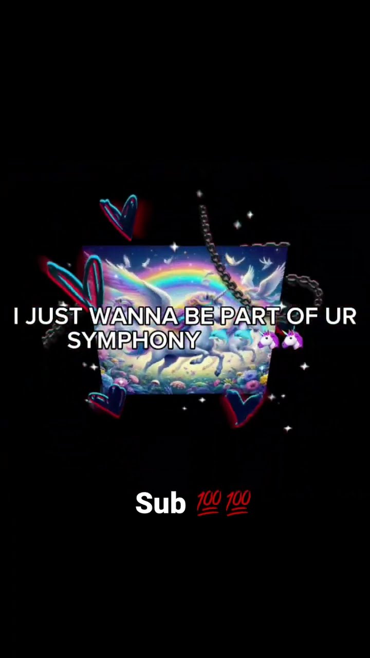 I JUST WANNA BE PART OF UR SYMPHONY!! #edit #dolphin #unicorn - YouTube