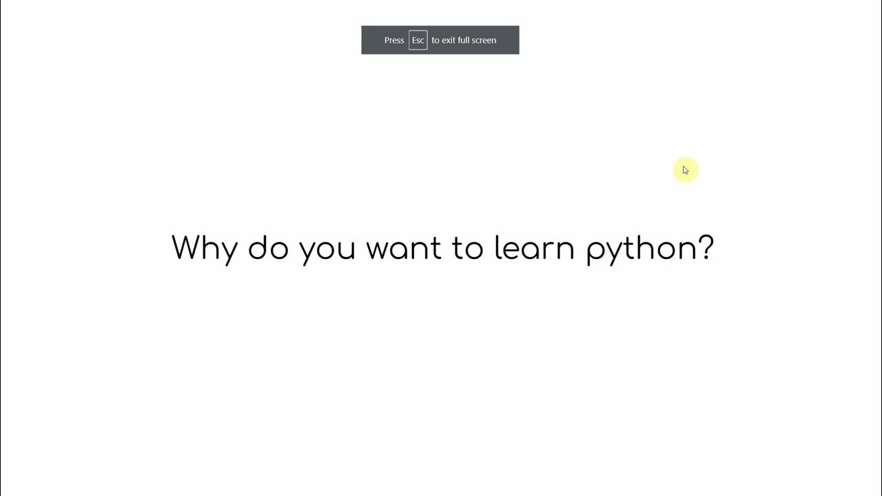 Python walk through - YouTube