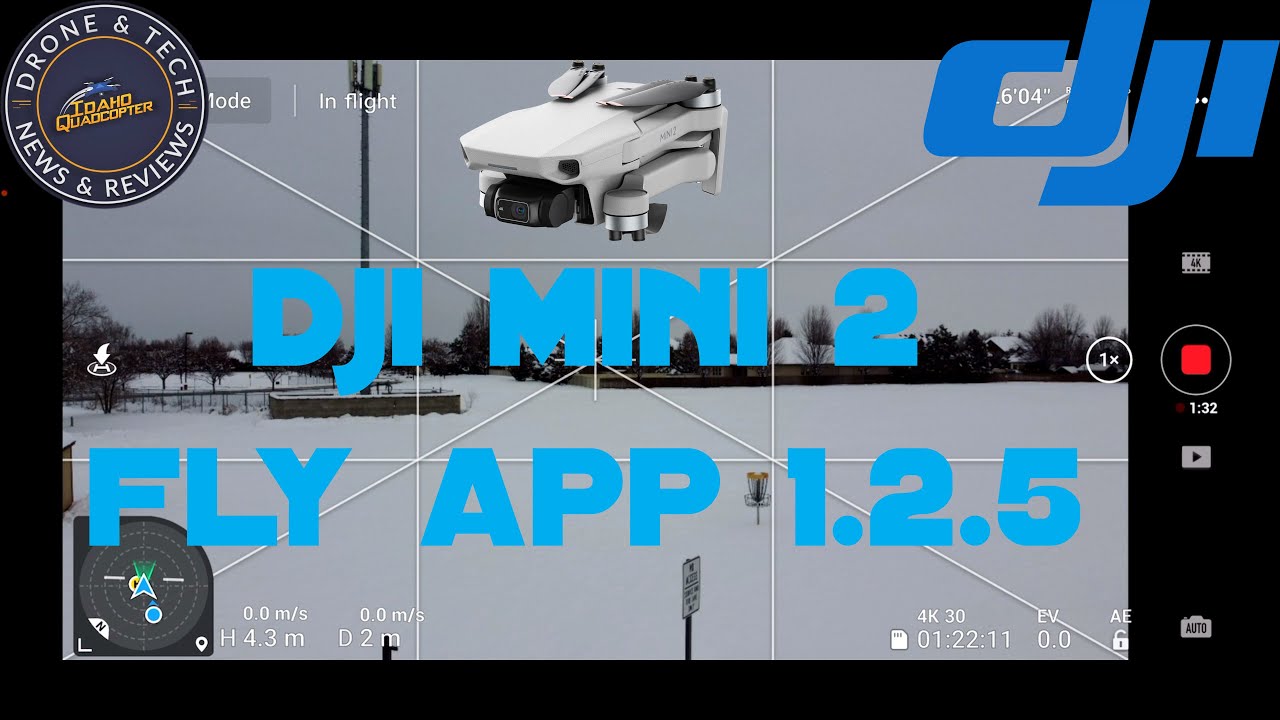 DJI Mini 2 Testing Fly App Update For IOS 1.2.5 - YouTube