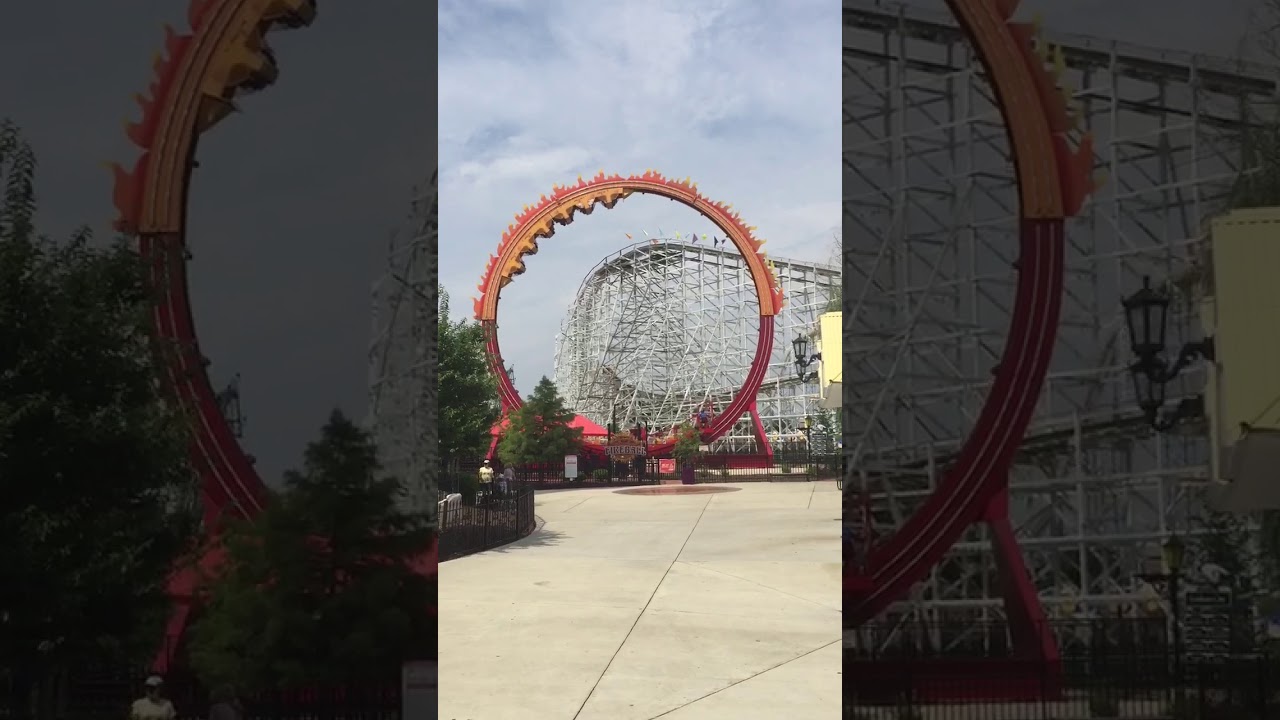 Flashback video:Bourbon street fireball ride at six flags America where ...