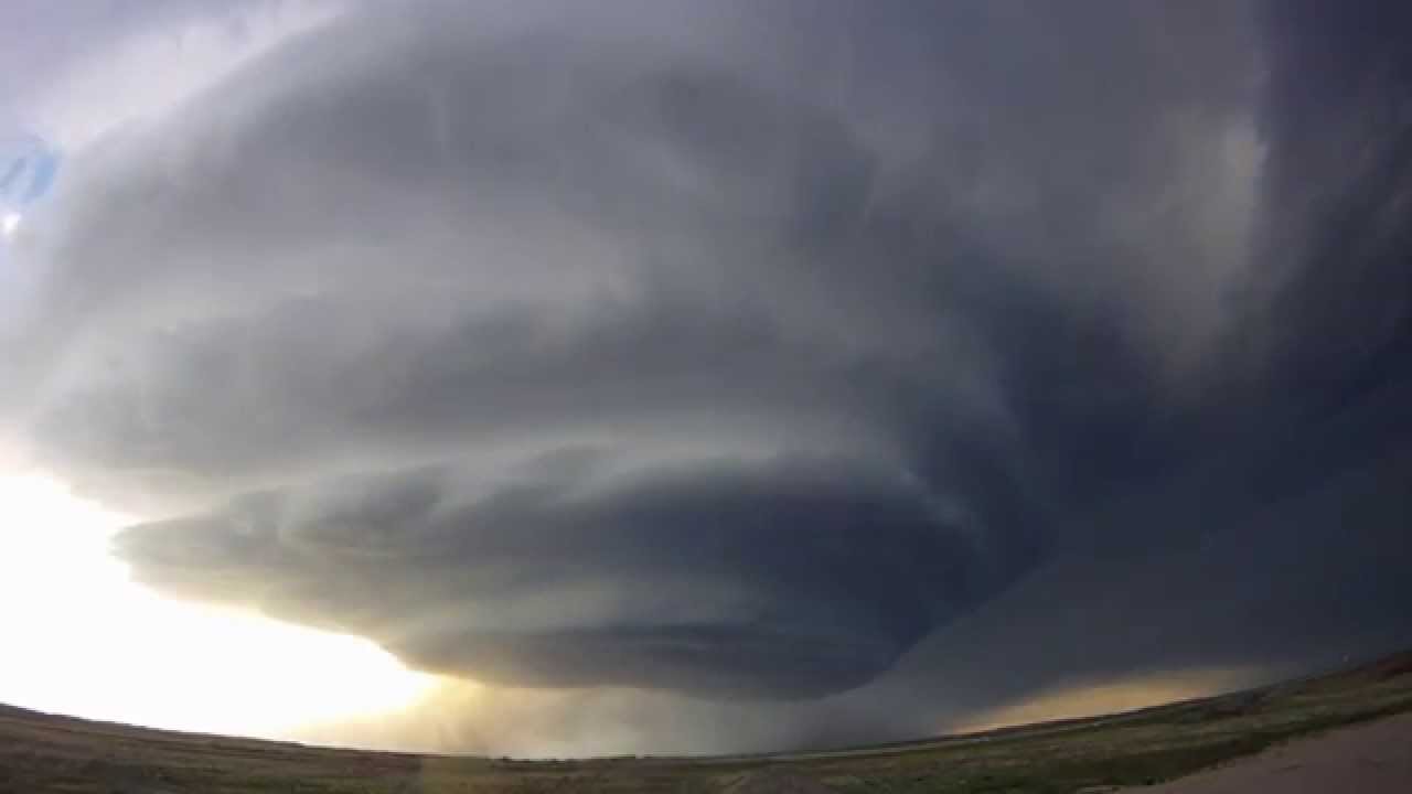 Supercell over Sidney, Nebraska - YouTube