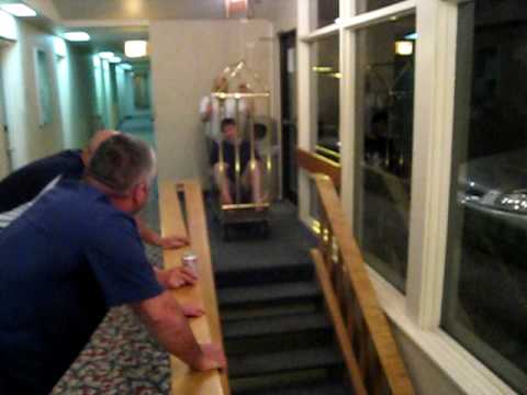 Run # 1 - KROOGER Trolley Staircase Tumbling - YouTube