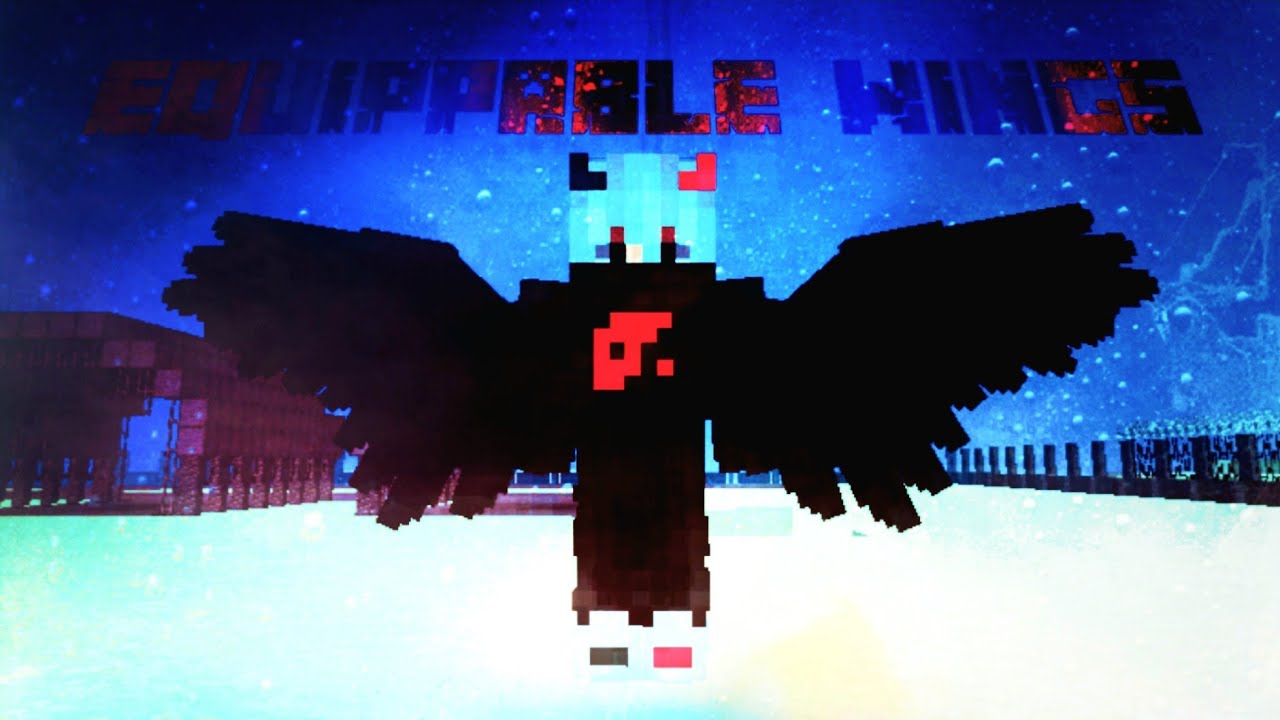 Minecraft bedrock addon:Equippable wings... - YouTube