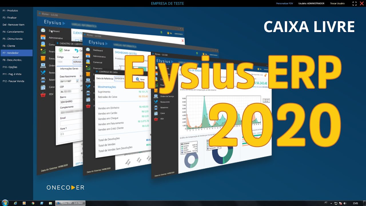 Elysius ERP - Apresentação Geral - YouTube