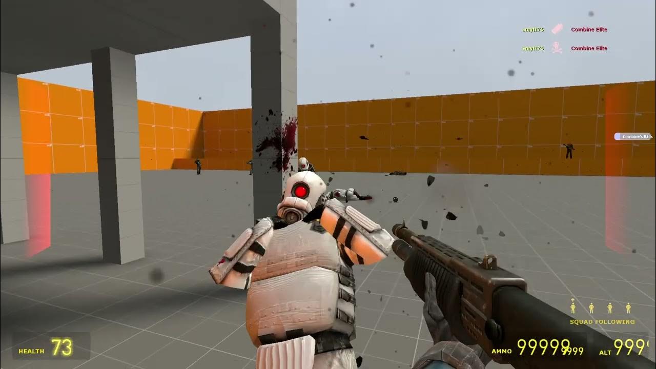 Garry's Mod slow motion battle - YouTube