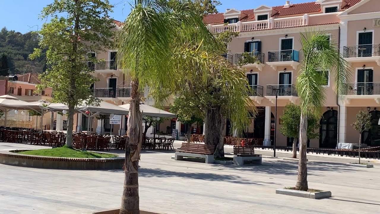 Argostoli , Kefalonia , Greece the central square - YouTube