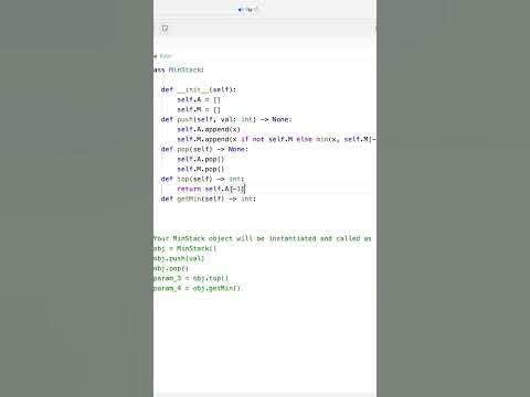 Leetcode #155: Min Stack #coding #python #programming #code #windows #exam - YouTube