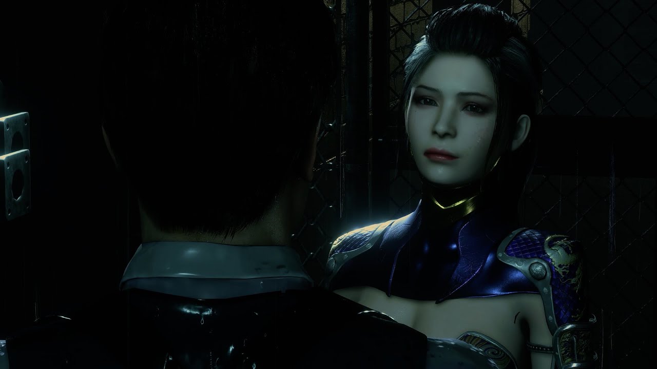 【ResidentEvil2】Ada Shadow Assassin Style C Purple take off bodysuit 02 ...