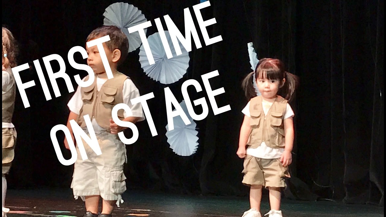 FIRST TIME ON STAGE - Moving Up Ceremony - YouTube