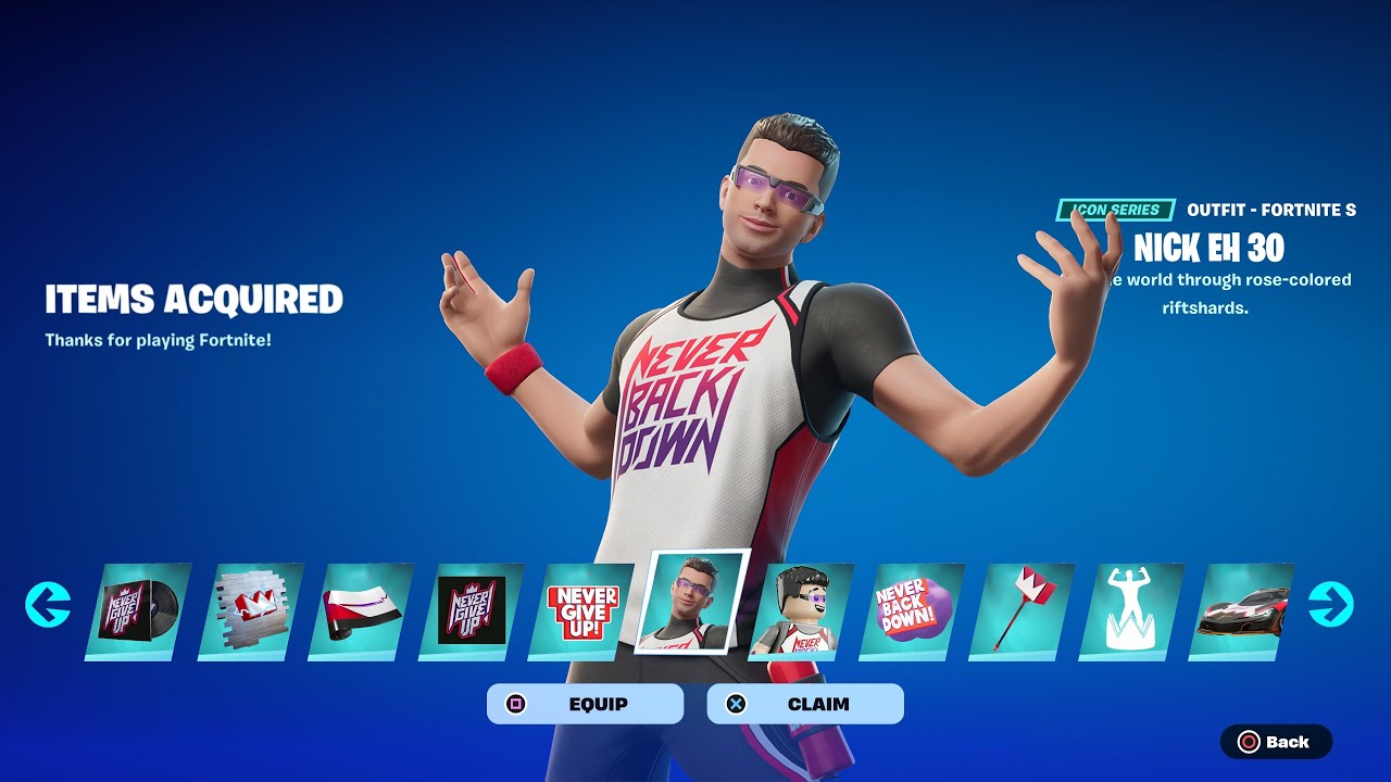 🔴LIVE! *NEW* NICK EH 30 SKIN COMING TONIGHT IN FORTNITE!! - YouTube