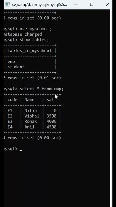 Min In Aggregate Function Llmysql 💫 ️💫 Coding Mysql Code Codinglife Coder Mysqlworkbench