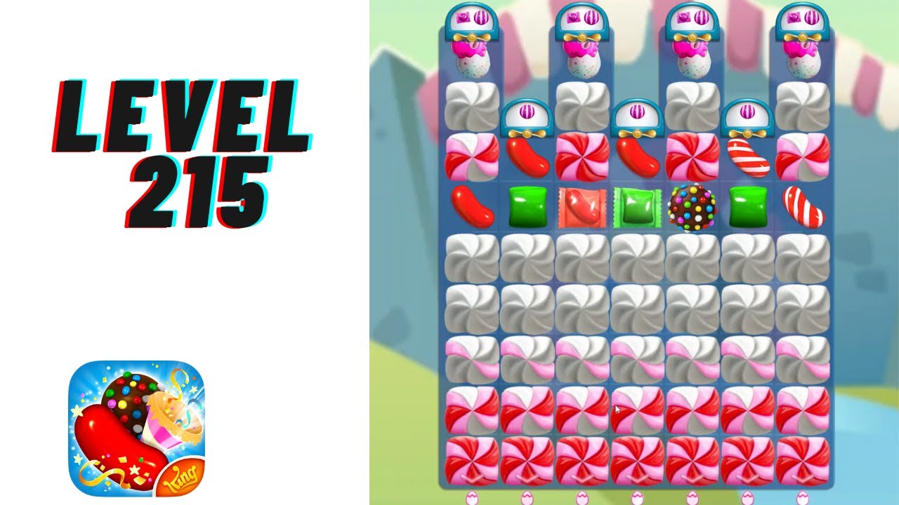 Candy Crush Saga - Level 215 - YouTube