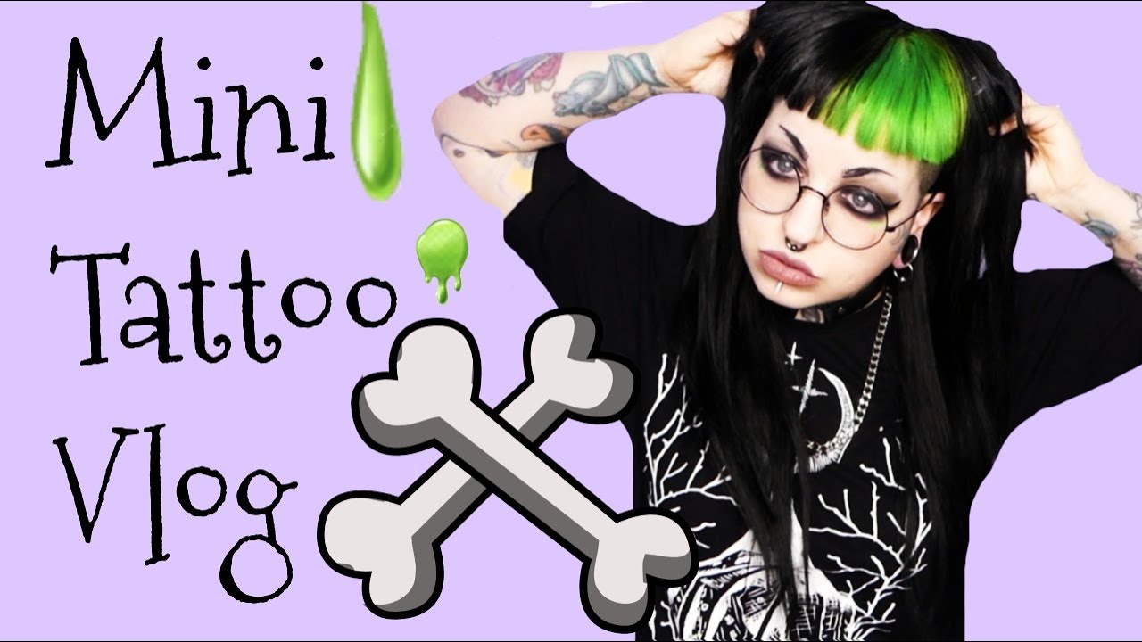 Bones Tattoos Gap Filler Mini Vlog // Emily Boo - YouTube