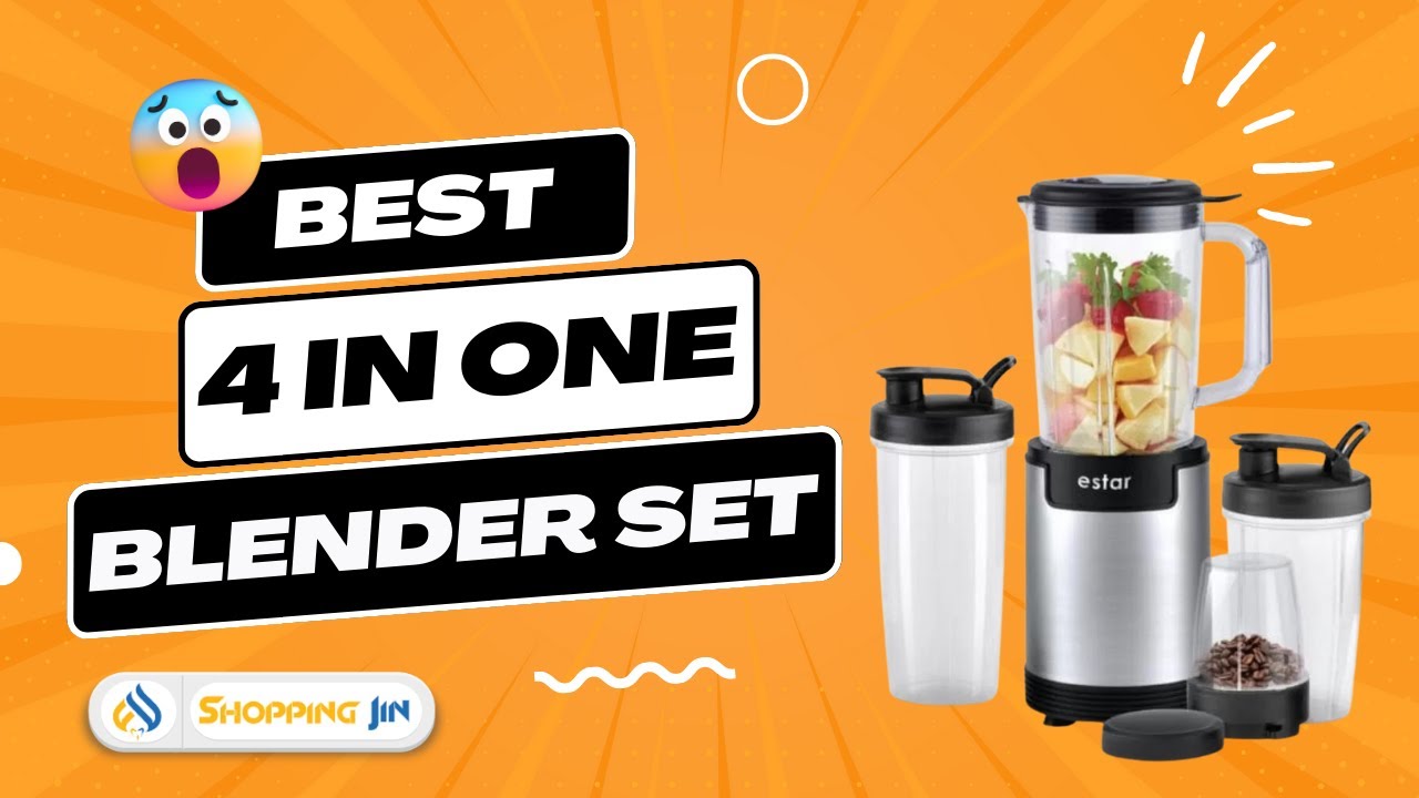 estar 4 In 1 Nutri High Speed Blender: Versatile Kitchen Powerhouse ...