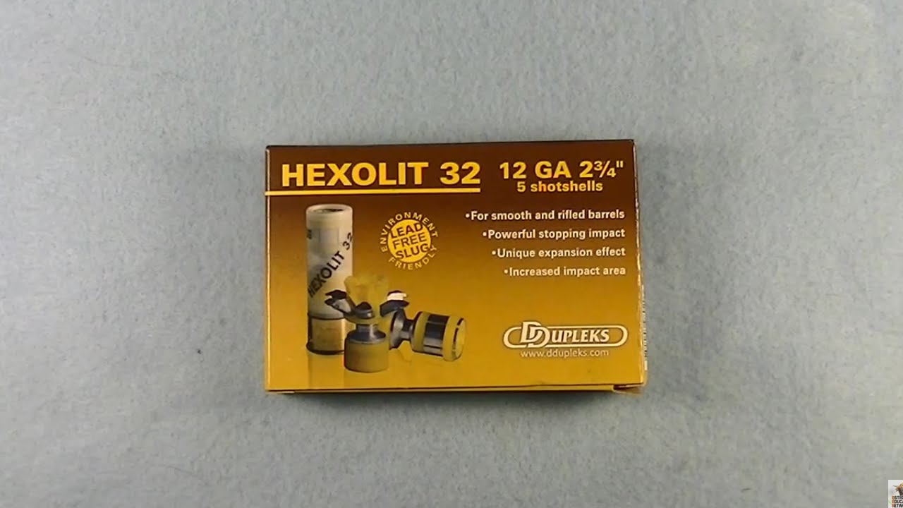 Exotic Shotgun Ammo Pt9 - DDupleks Hexolit 32 Fragmenting Slug - YouTube