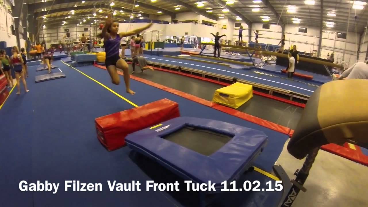 Gabby Filzen Vault Front Tuck 11.02.15 - YouTube