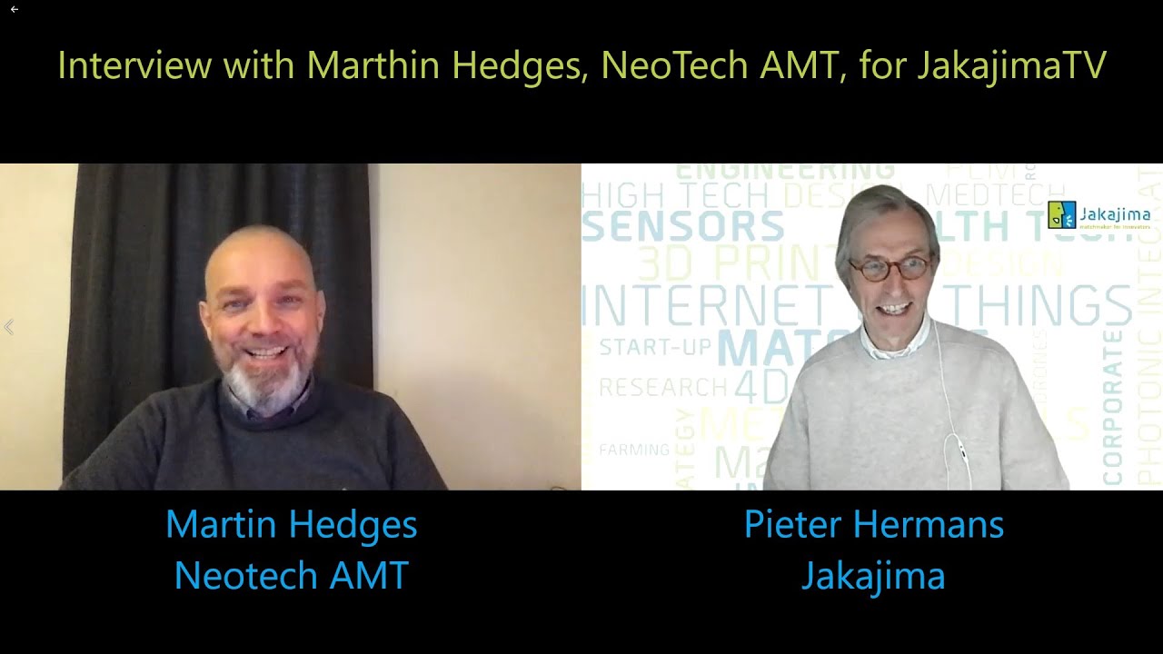 Martin Hedges, Neotech AMT on 3D Printing Electronics for JakajimaTV ...