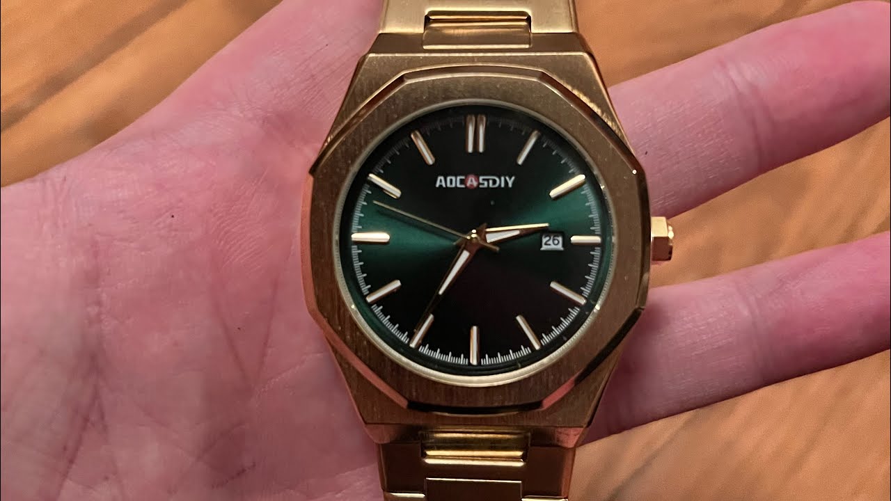 Aocasdiy Watch Unboxing (The $10 Royal Oak/Nautilus/Overseas Homage ...