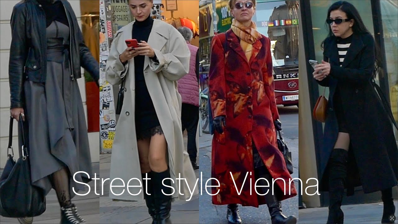 WINTERMODE 2024 , STREET STYLE VIENNA. - YouTube