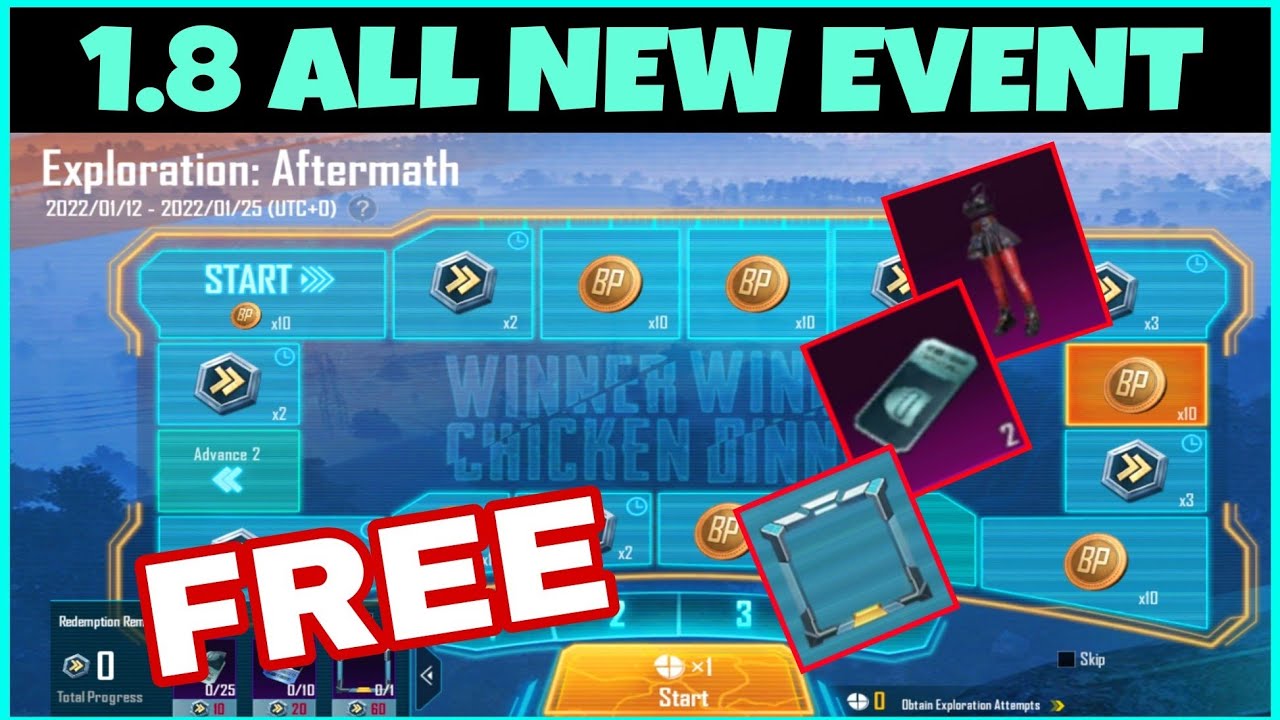 GET FREE PERMANENT AVATAR FRAME || EXPLORATION AFTERMATH NEW EVENT IN ...