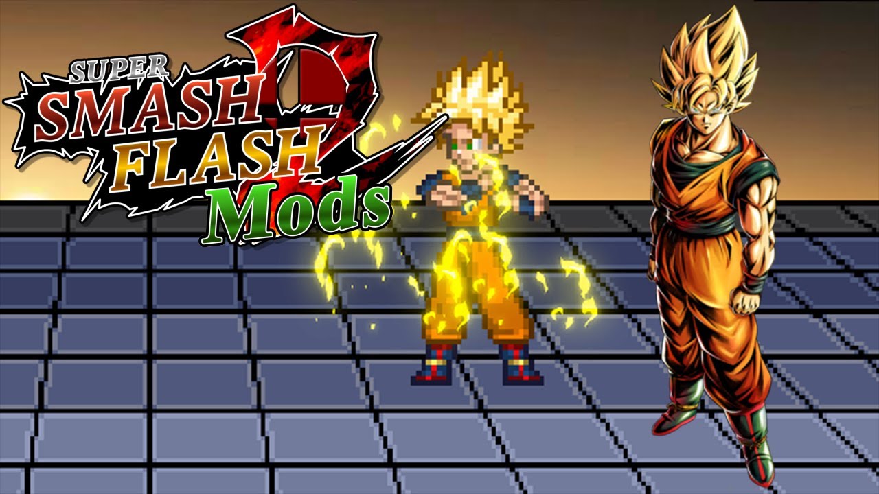 SSF2 Mods/New Goku Wip4 ssj - YouTube