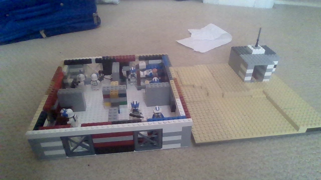 Lego clone army under ground base - YouTube