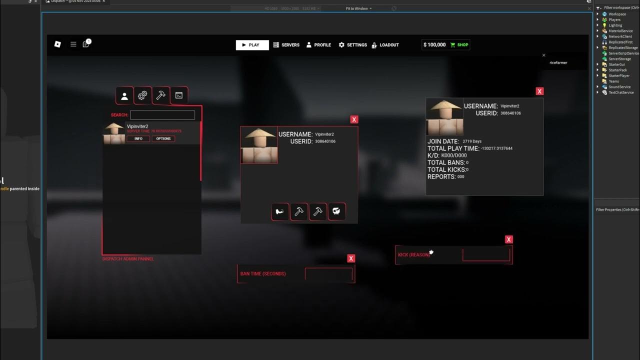 dispatch devlog (vaulting and admin panel) - YouTube