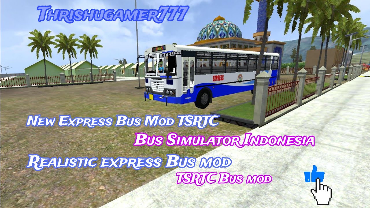 How to Download New Express Bus Mod | TSRTC Bus Mod | Bus Simulator Indonesia | New Map mod| New ...