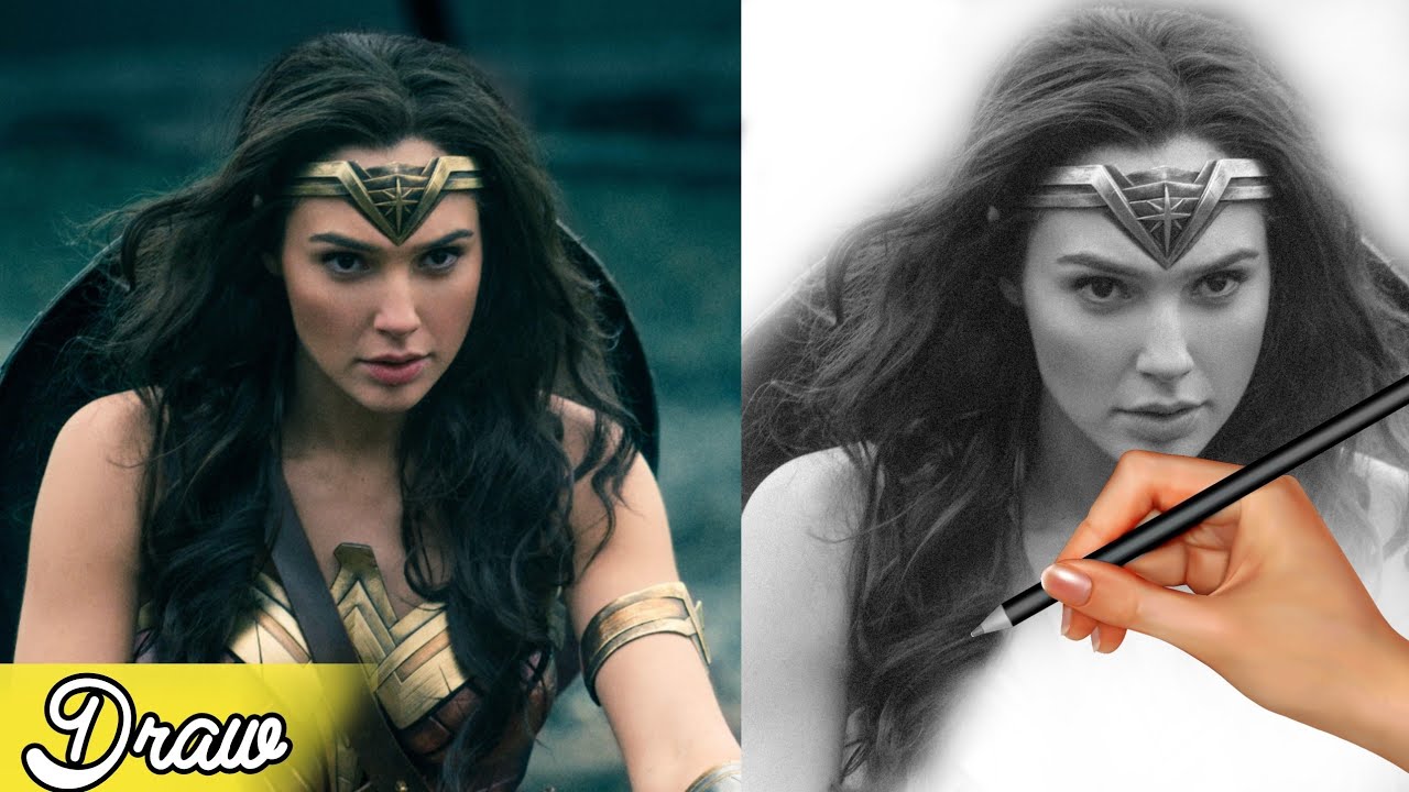 Wonder Woman 1984 Complete Drawing Tutorial In 2021 | It's Art - YouTube