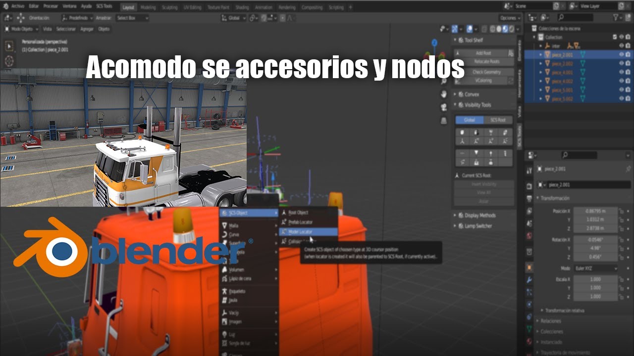 Blender ATS Tutorial #1 Crear accesorios y ajustarlos - YouTube