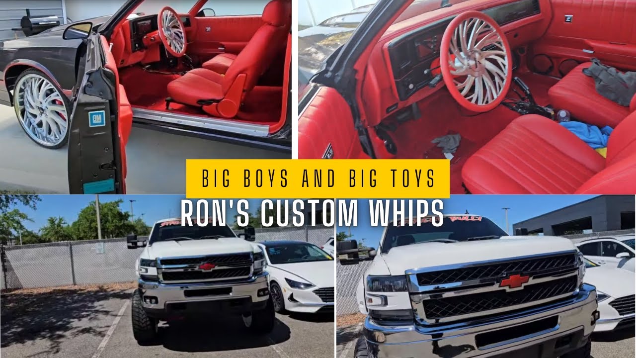 Big boys and big toys | Ron's Custom Whips - YouTube