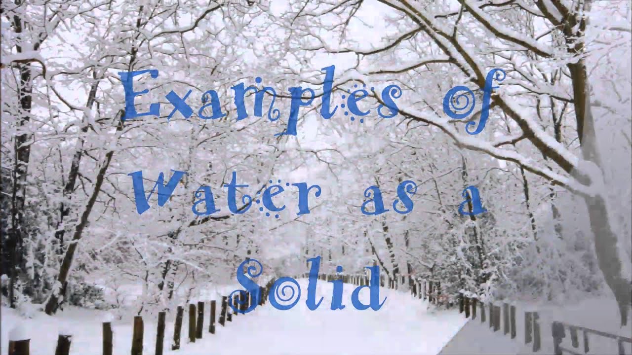 Uses and Properties of Water - YouTube