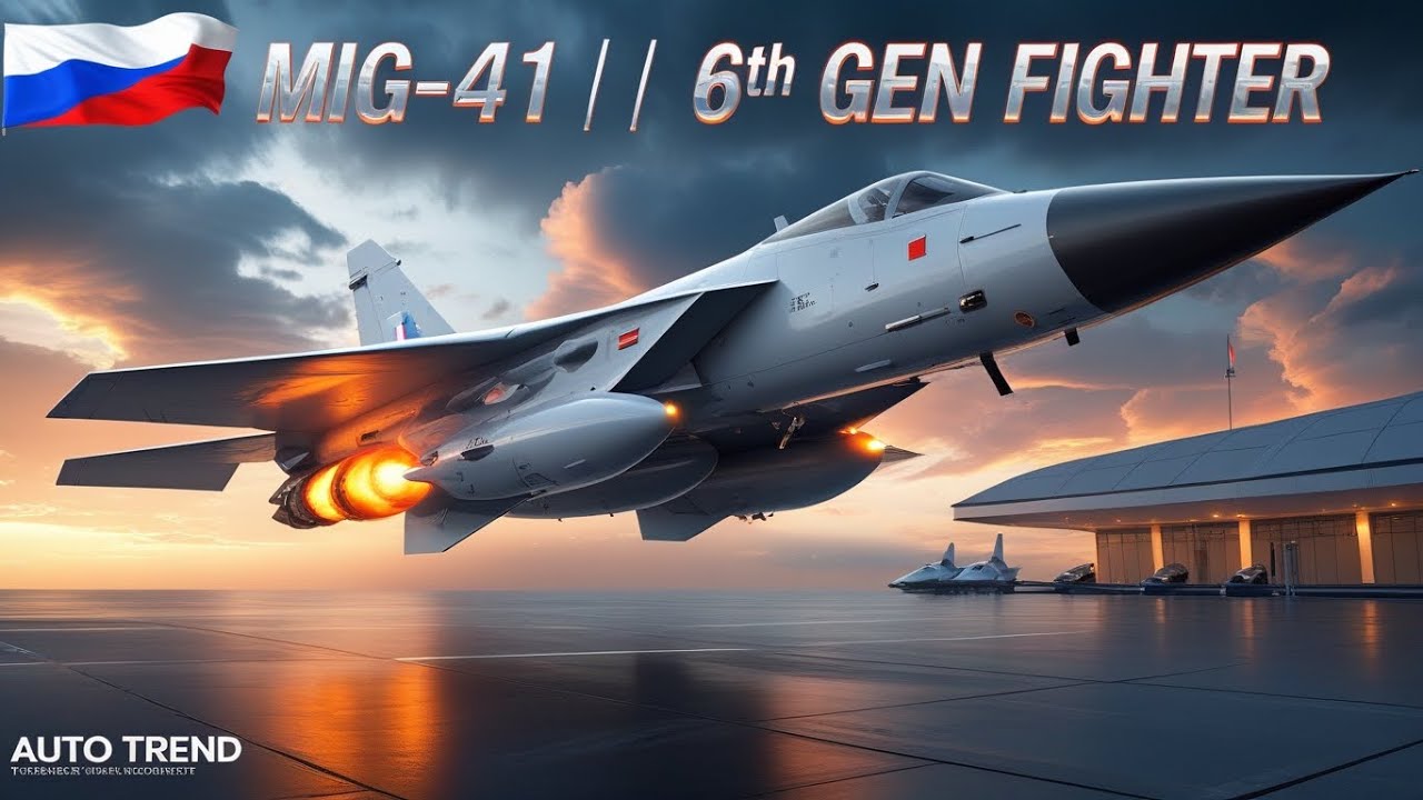 “MiG-41 – Russia’s Hypersonic 6th Gen Fighter Jet | Speed, Stealth ...